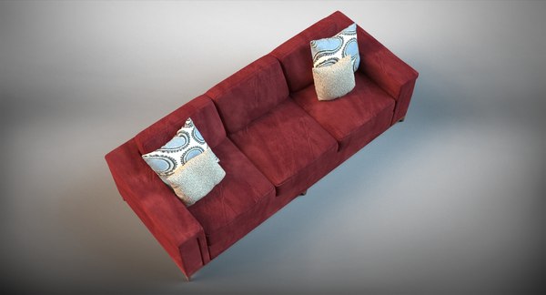 3d model designer lounge sofa