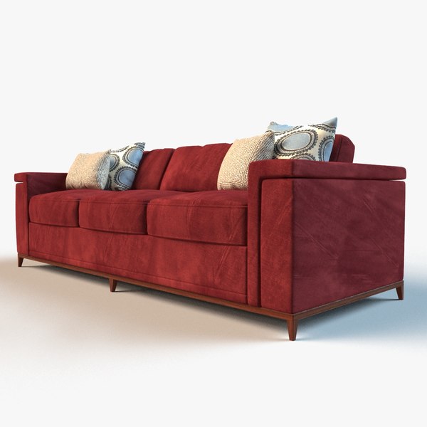 3d model designer lounge sofa
