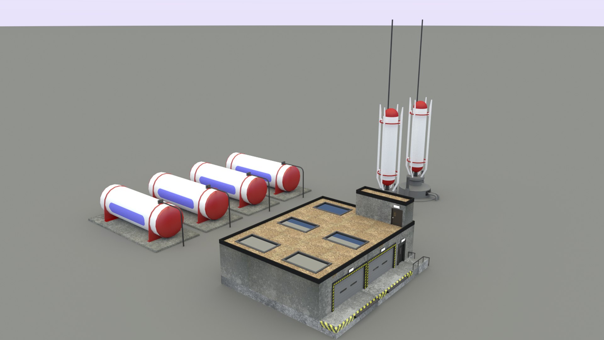 Warehouse Storage 3d Model