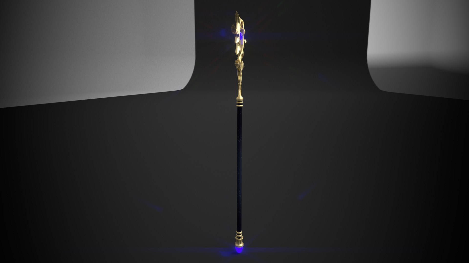 Cosmic Wizard Staff Weapon 3D - TurboSquid 2041714