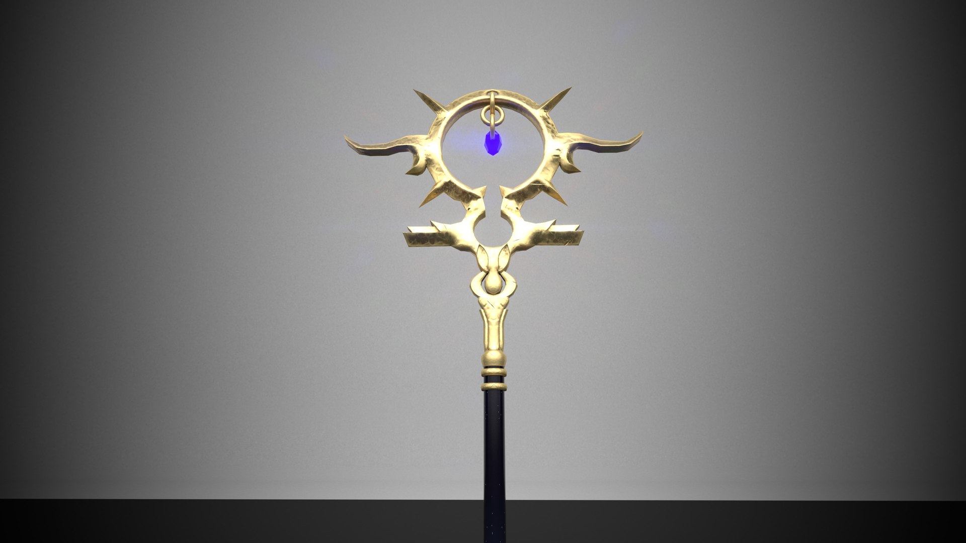 Cosmic Wizard Staff Weapon 3D - TurboSquid 2041714
