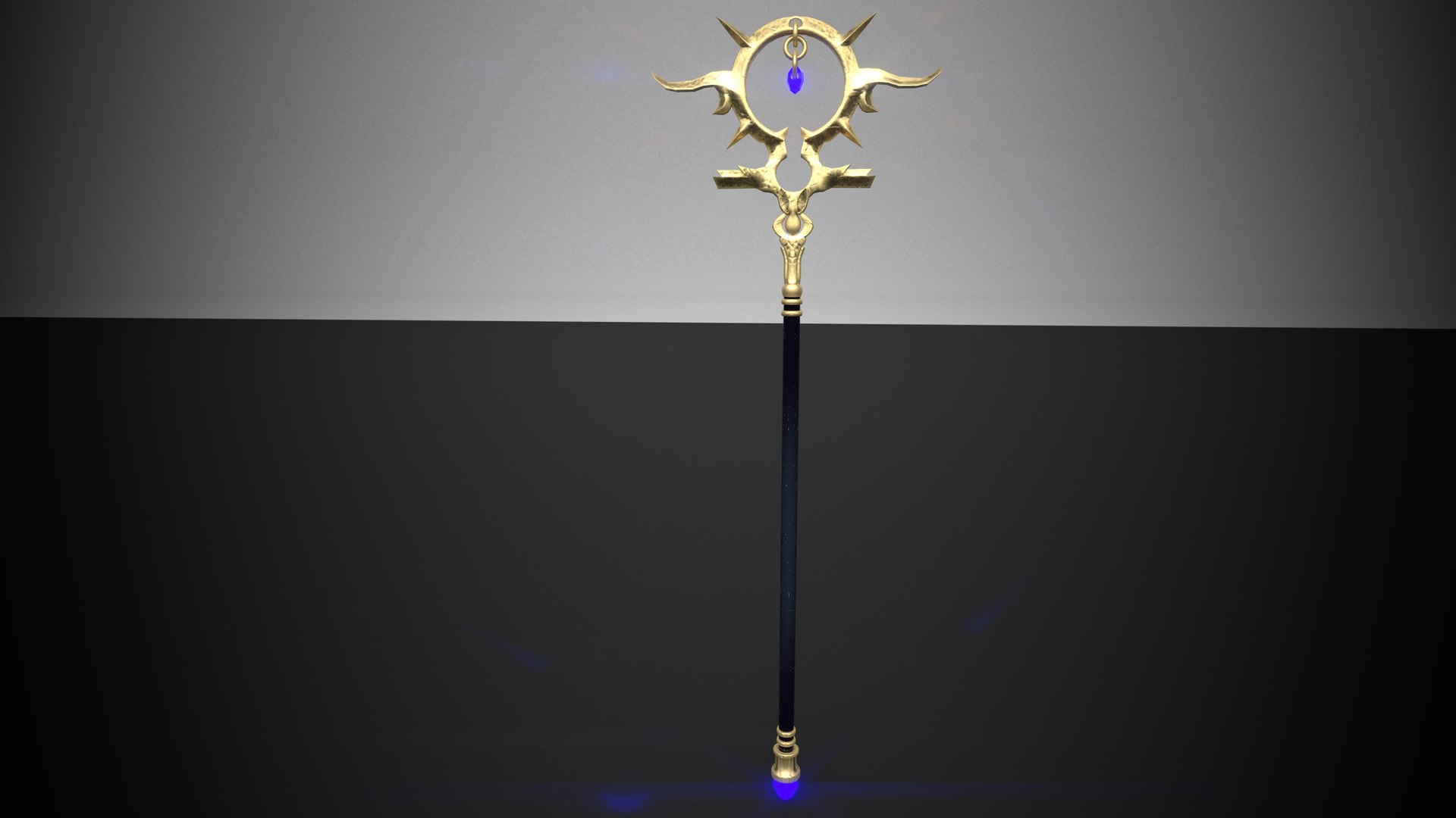 Cosmic Wizard Staff Weapon 3D - TurboSquid 2041714