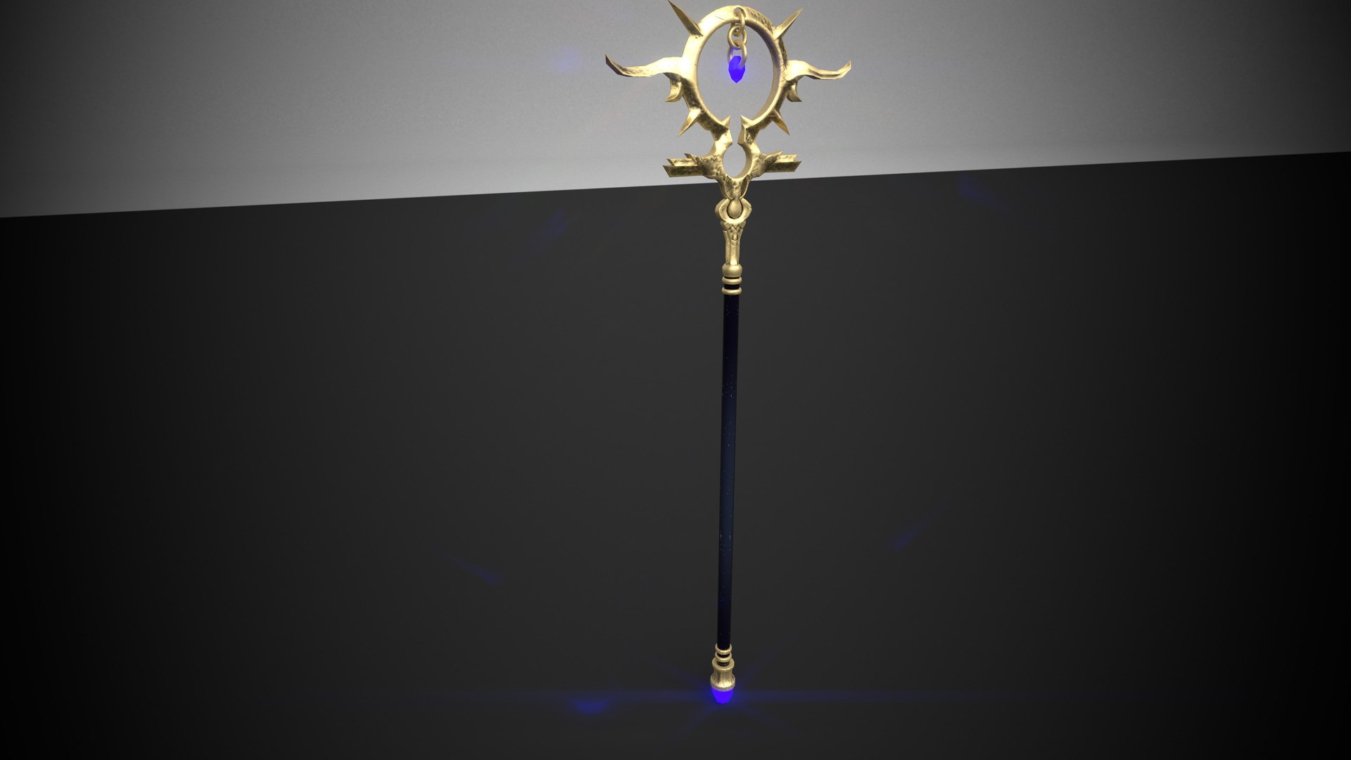 Cosmic Wizard Staff Weapon 3D - TurboSquid 2041714