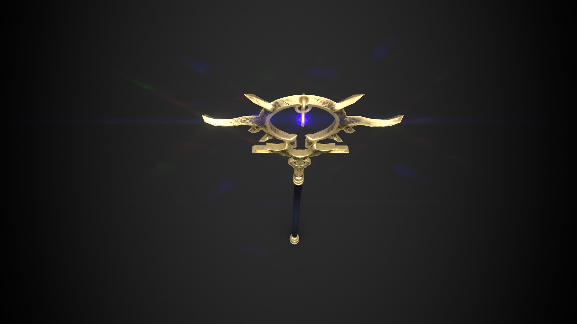 Cosmic Wizard Staff Weapon 3D - TurboSquid 2041714