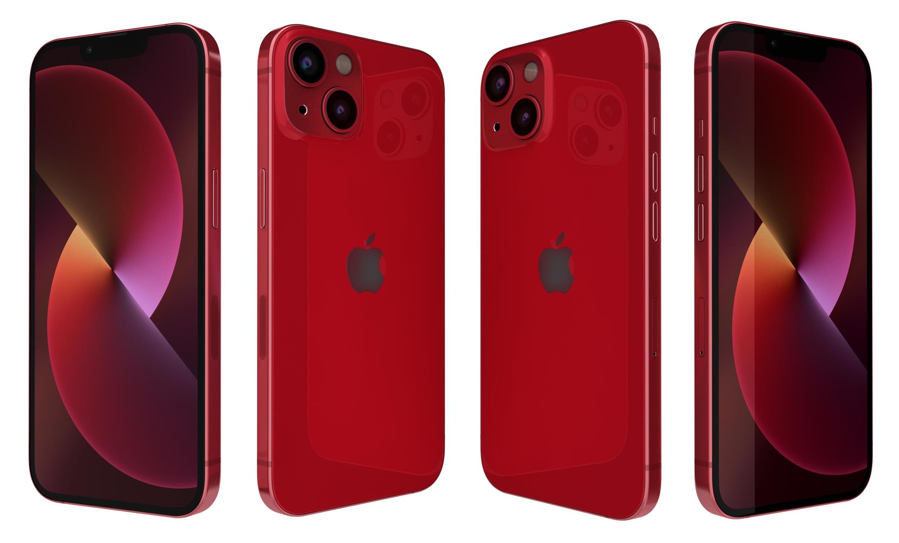 Apple IPhone 13 Mini Red Model - TurboSquid 1796344