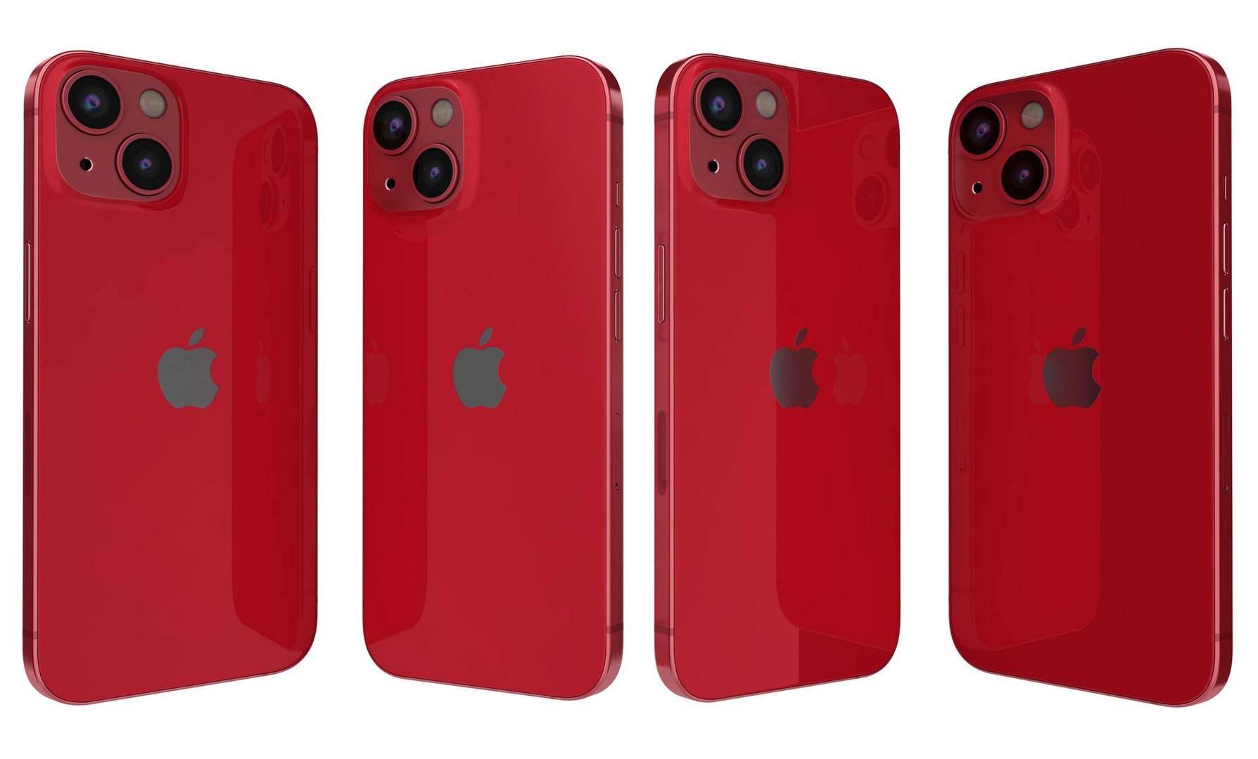 Apple IPhone 13 Mini Red Model - TurboSquid 1796344