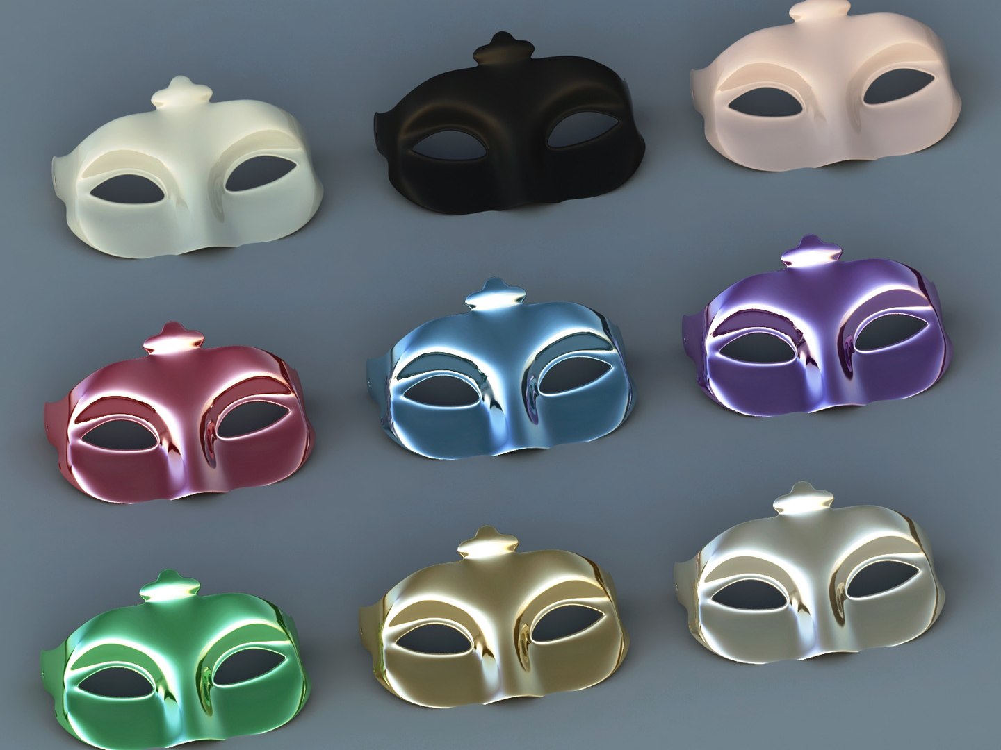 3d Model Masquerade Mask