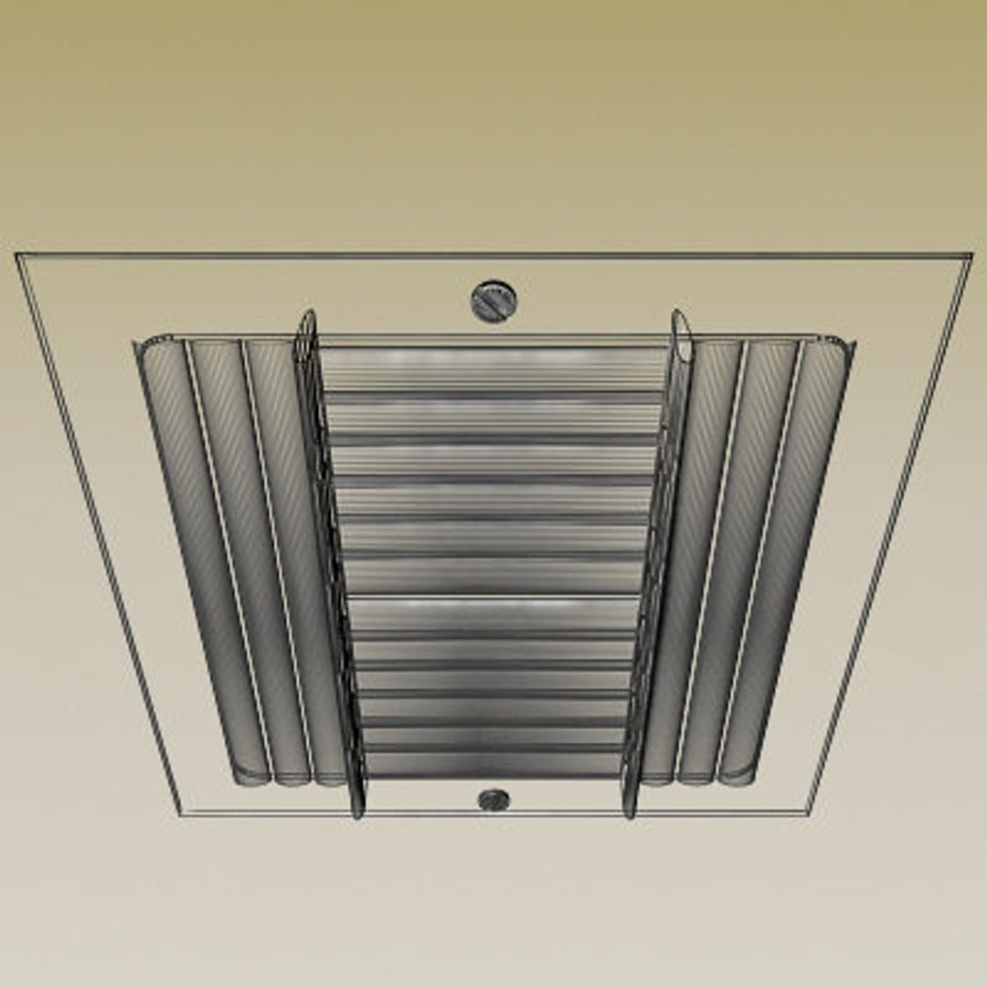 3d Air Vent Model
