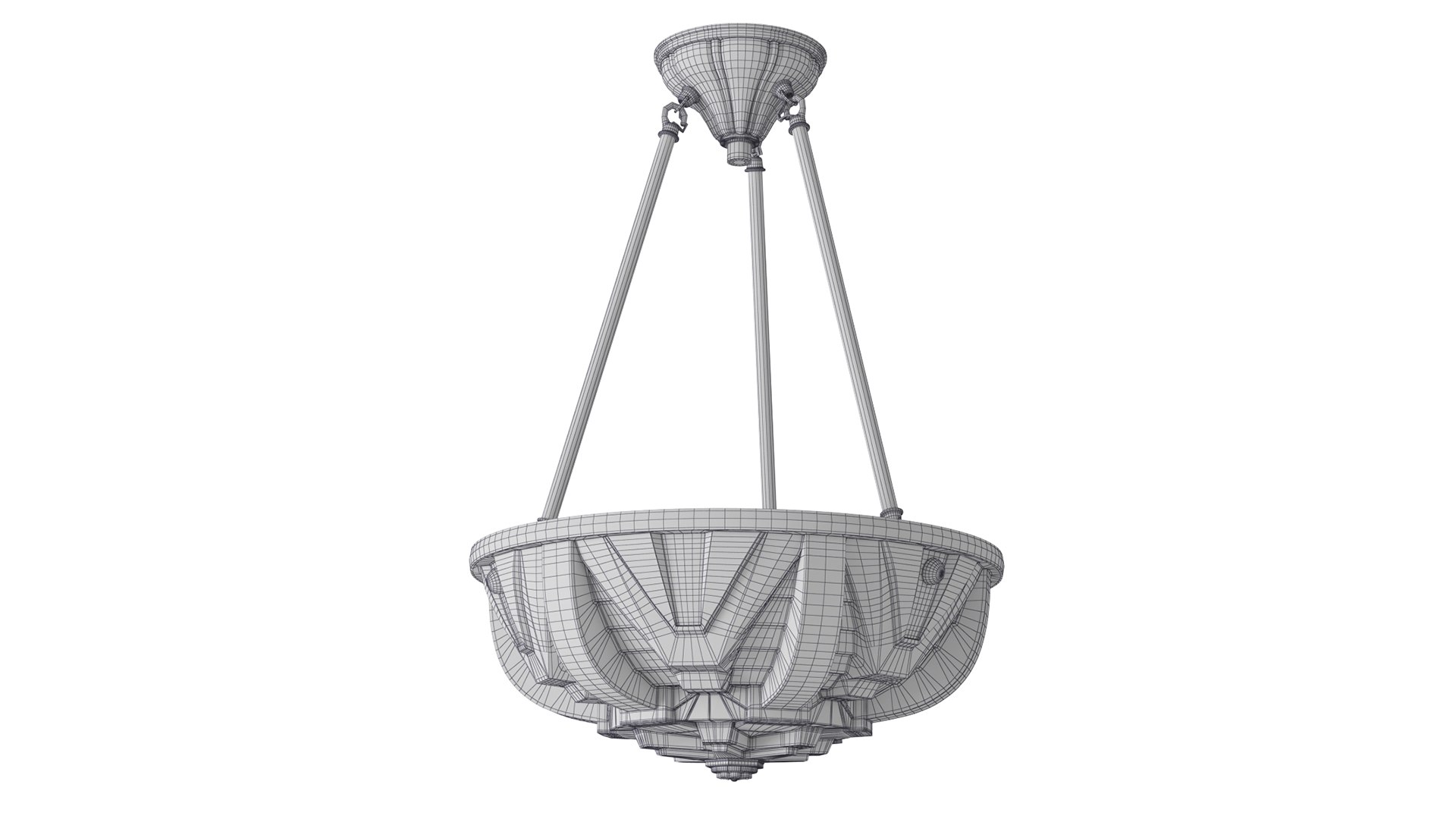 Maison Gerard Art Deco Ceiling Fixture 3D Model - TurboSquid 2205634