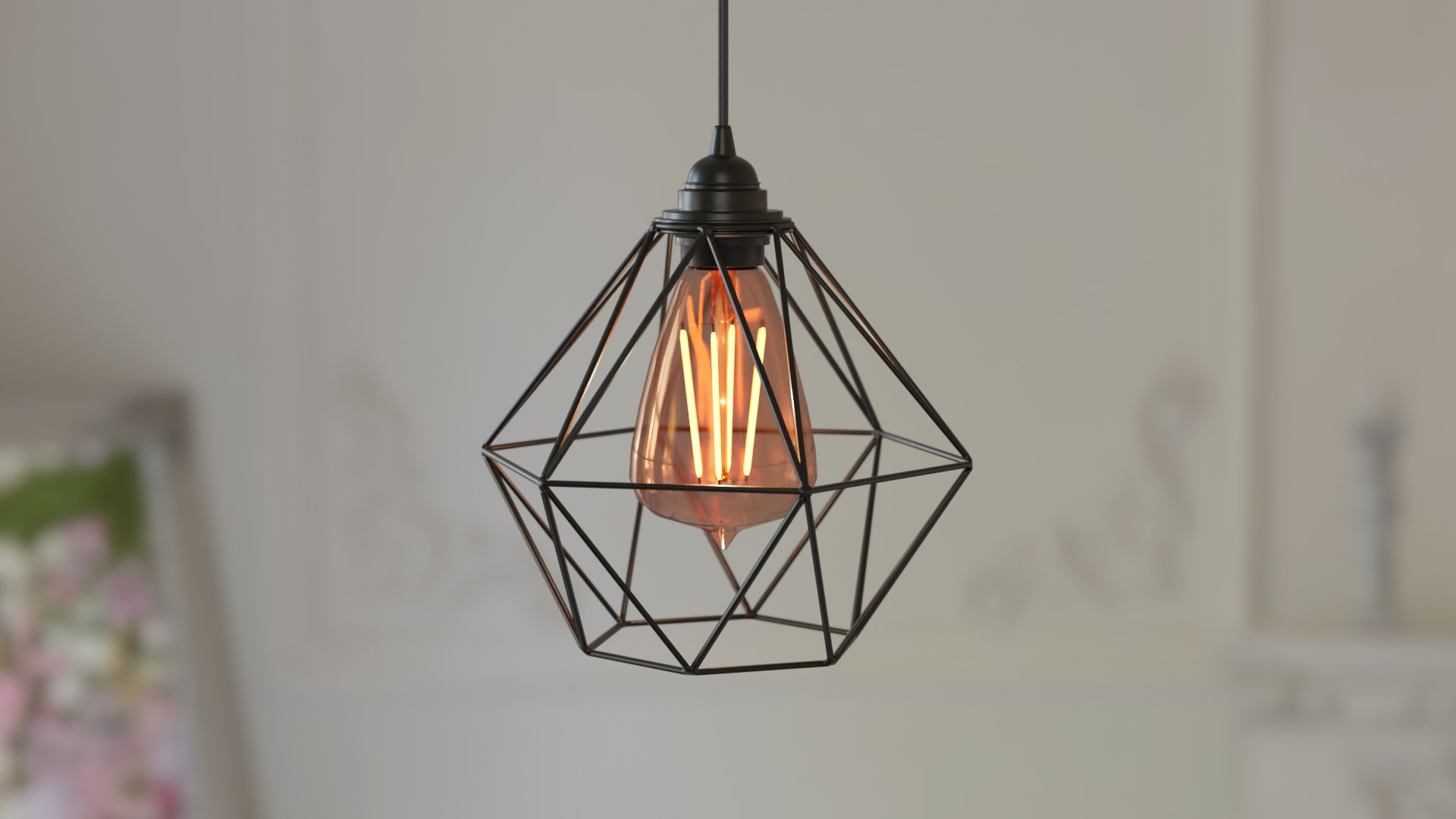 3D model 10 Collection Pendant Steel Lamps - TurboSquid 2107392