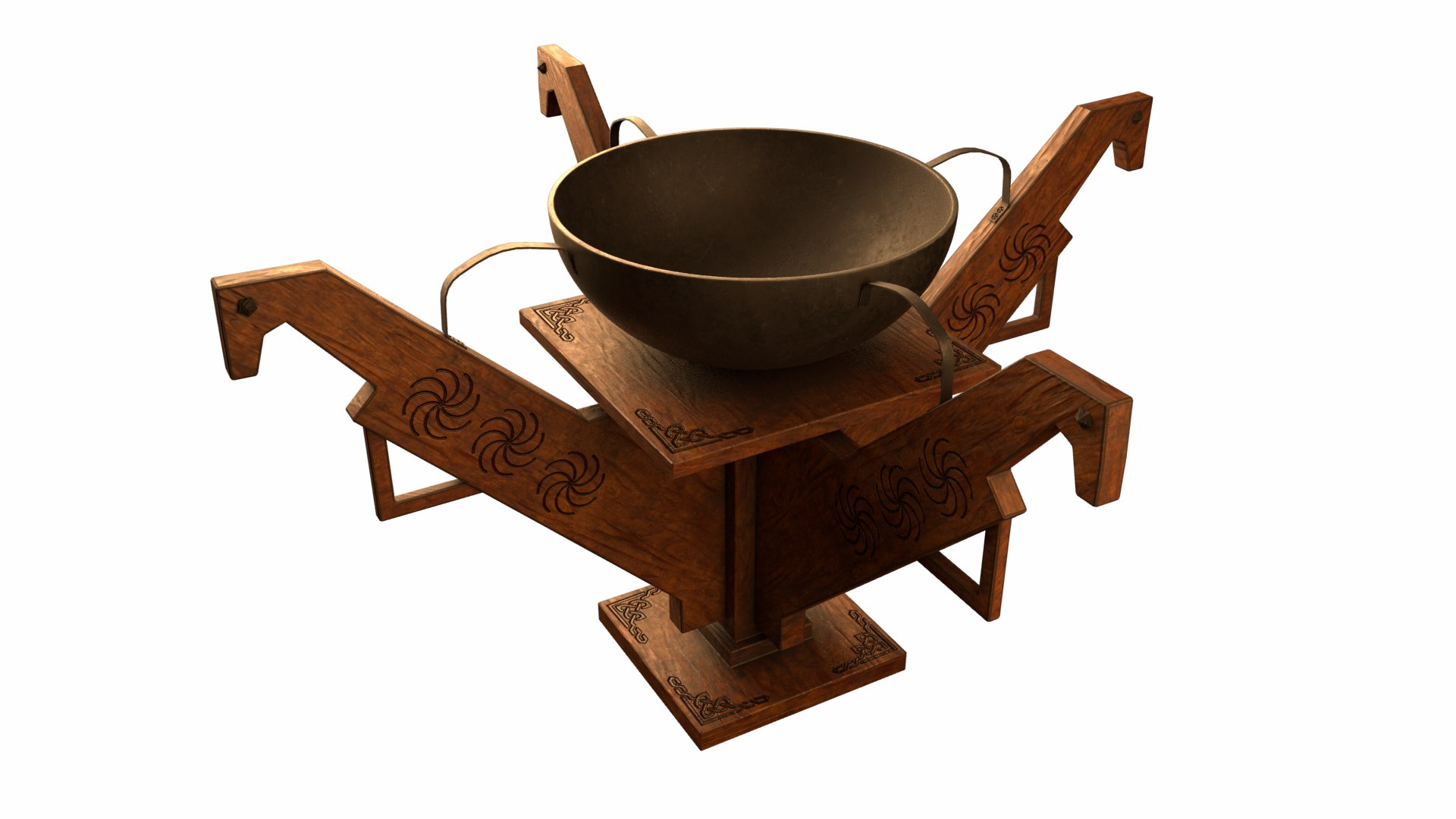 Old Brazier Model - TurboSquid 2030104