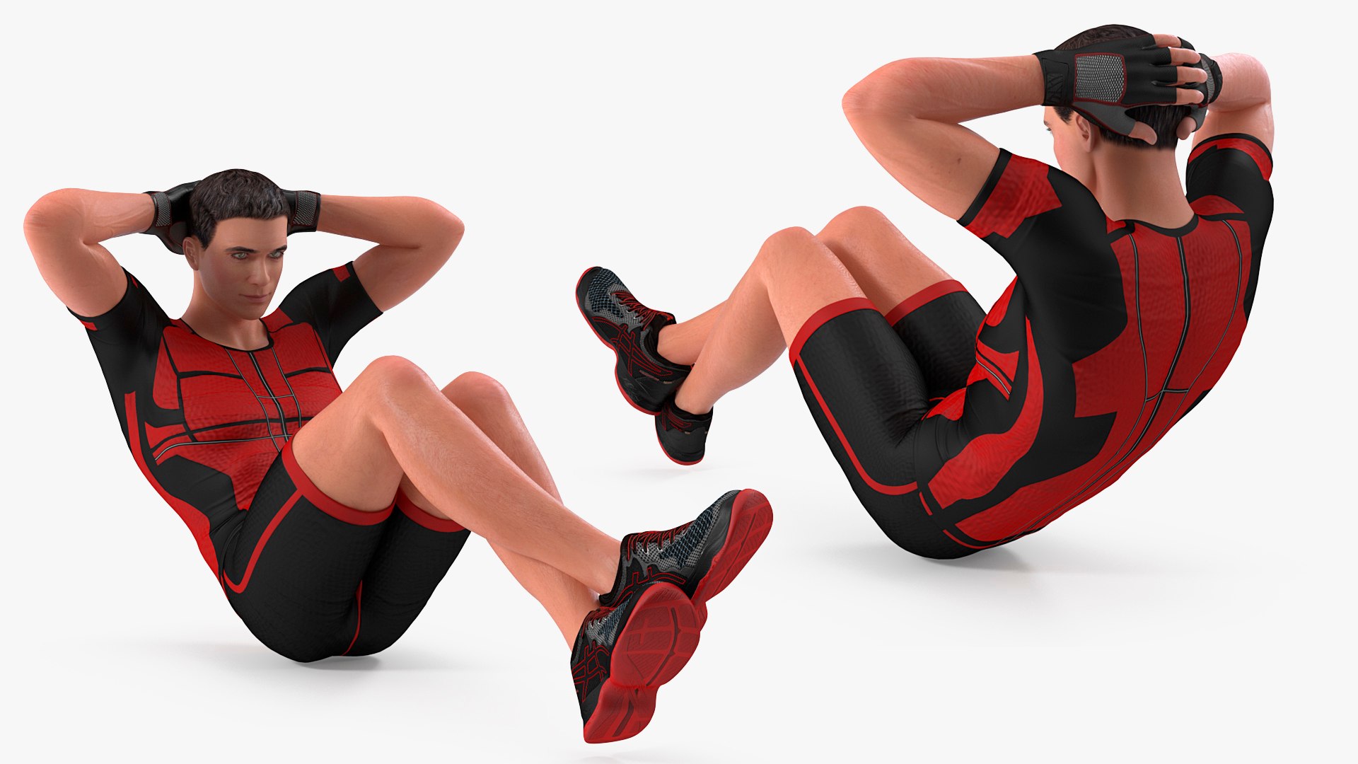 3D fitness trainer rigged exercises - TurboSquid 1526314