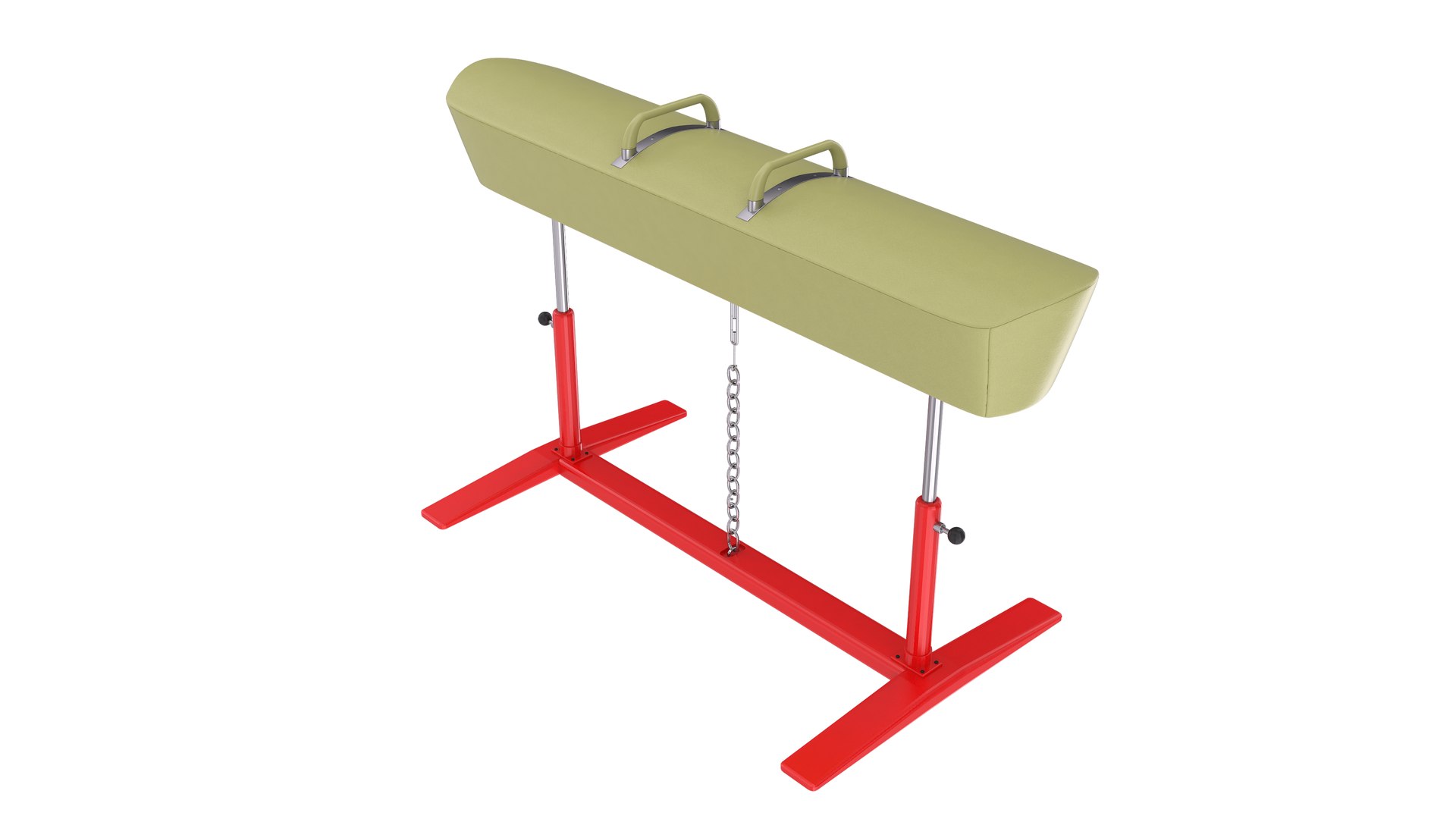 3D Pommel Horse - Red - TurboSquid 1923777
