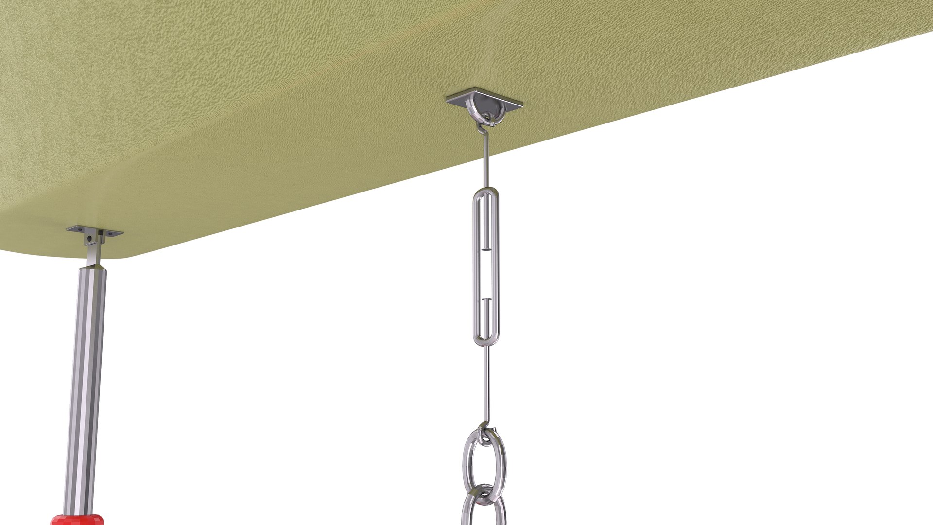 3D Pommel Horse - Red - TurboSquid 1923777