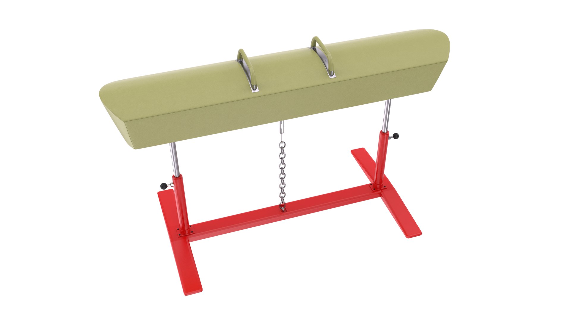 3D Pommel Horse - Red - TurboSquid 1923777