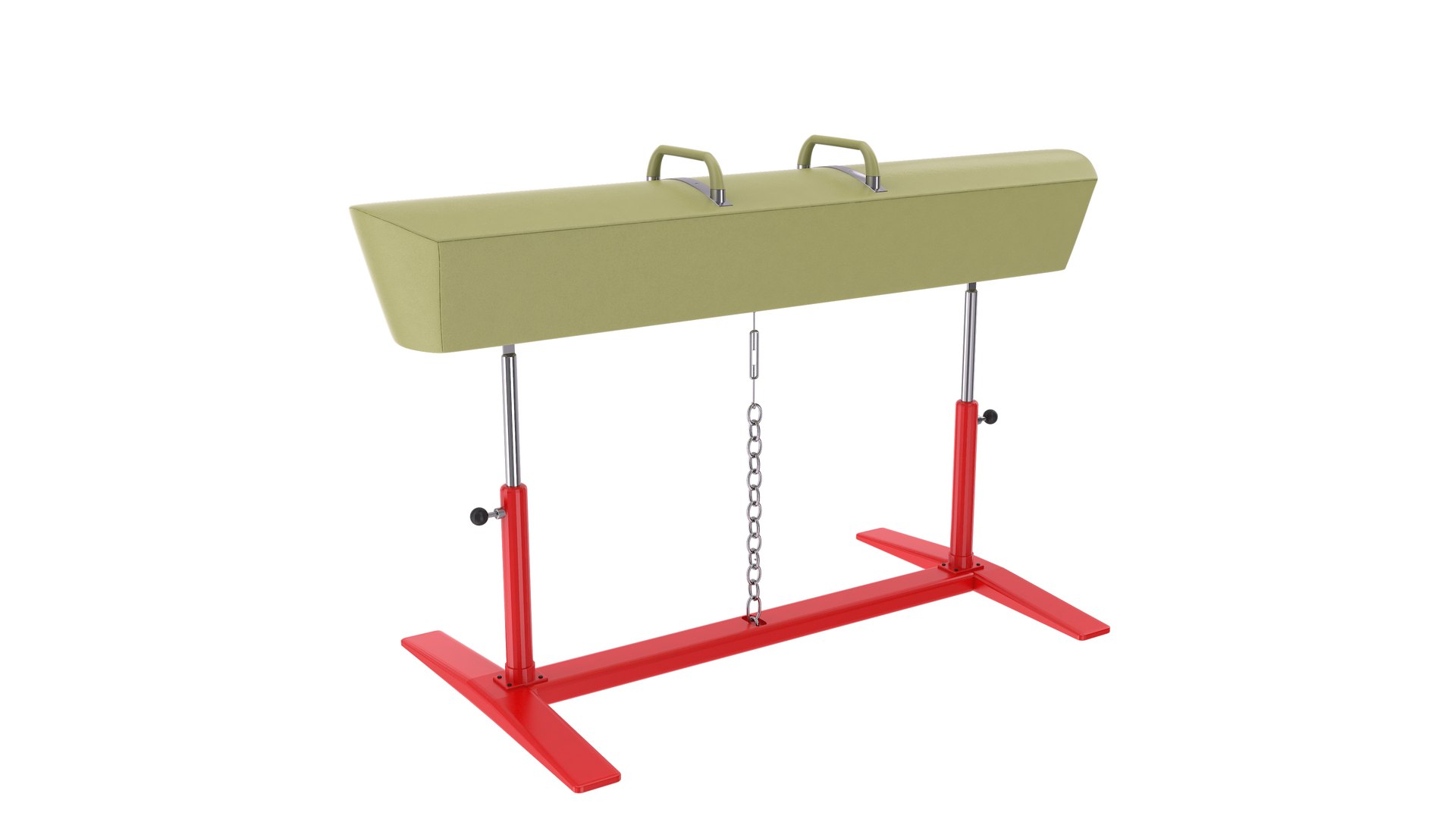3D Pommel Horse - Red - TurboSquid 1923777