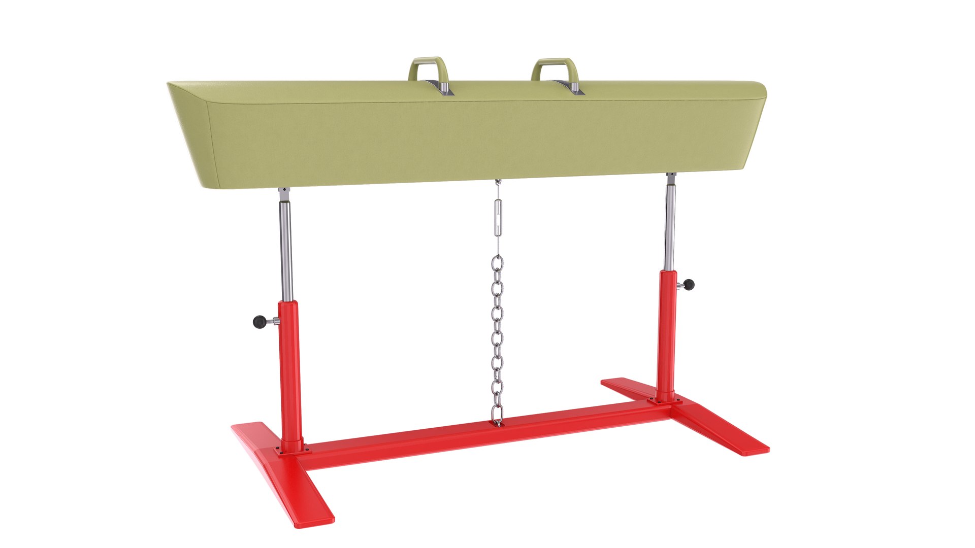 3D Pommel Horse - Red - TurboSquid 1923777