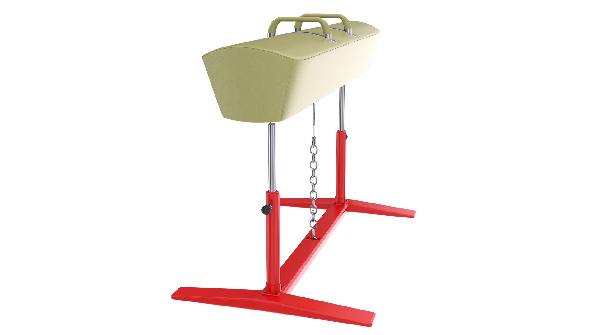 3D Pommel Horse - Red - TurboSquid 1923777