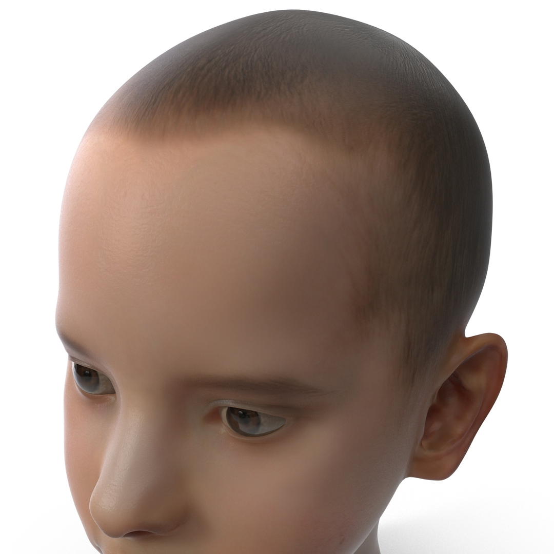 boy head 3d 3ds
