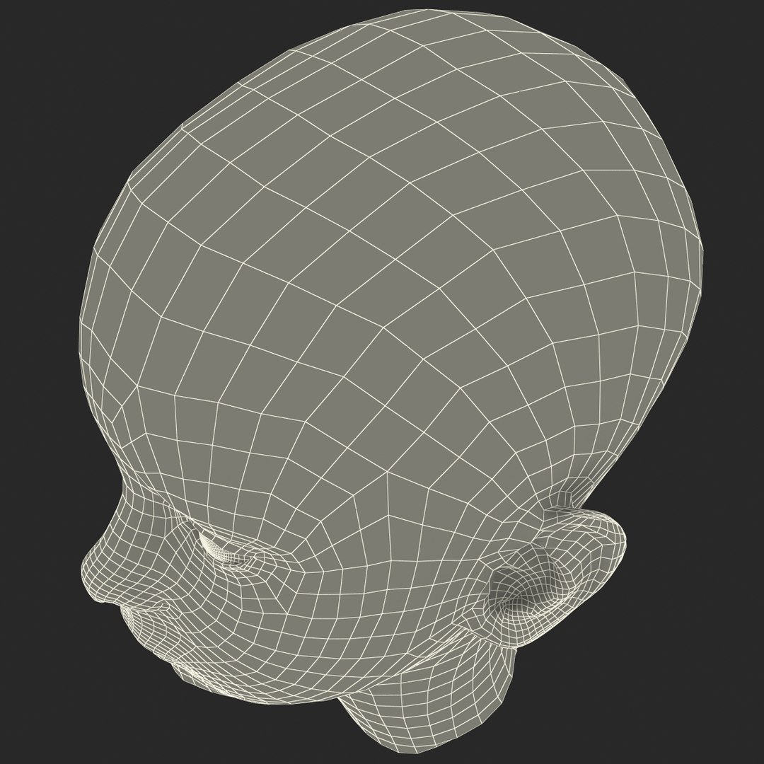 boy head 3d 3ds