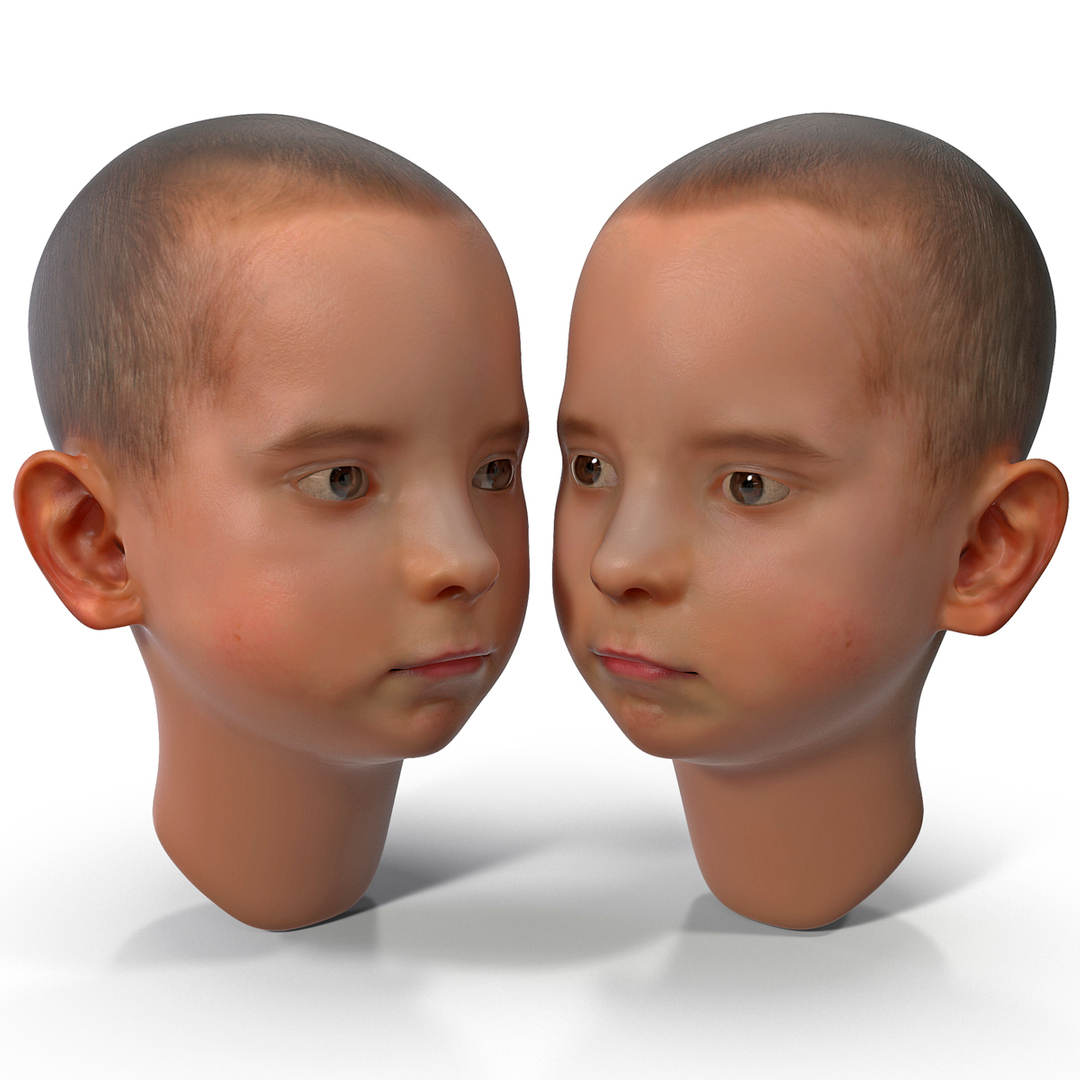 boy head 3d 3ds