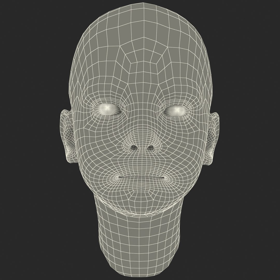 boy head 3d 3ds