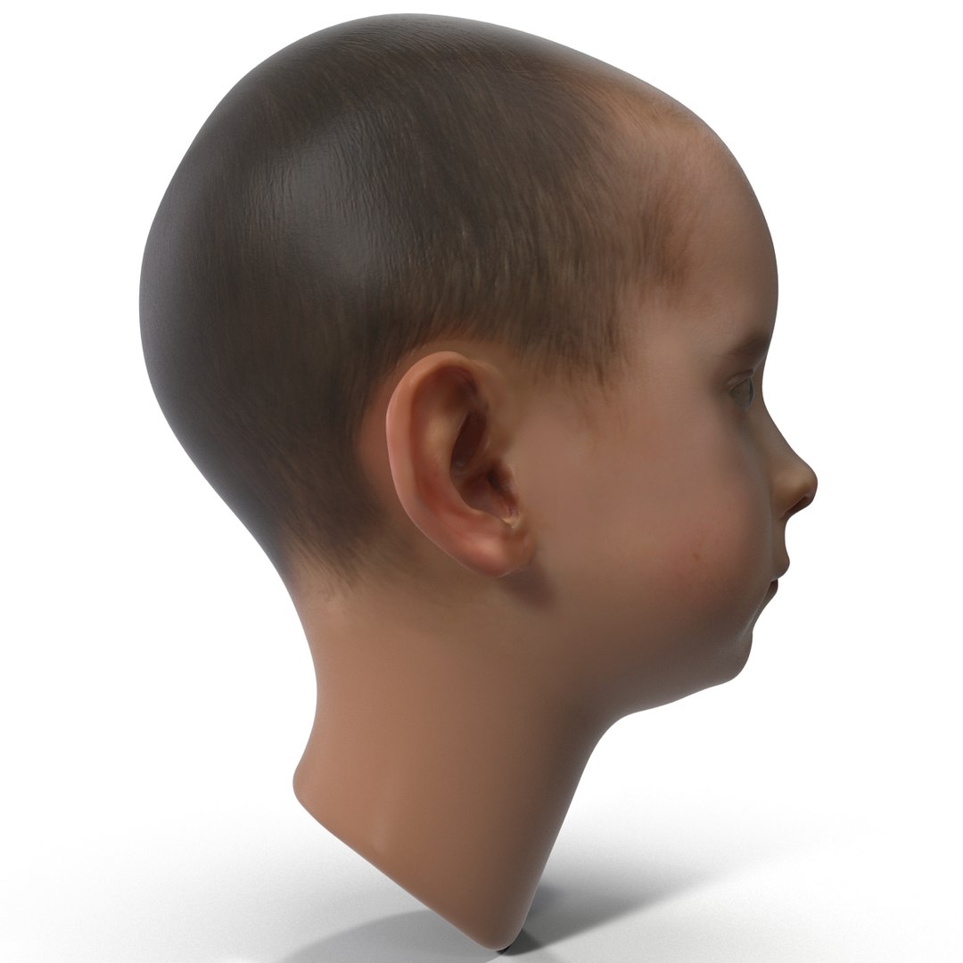 boy head 3d 3ds