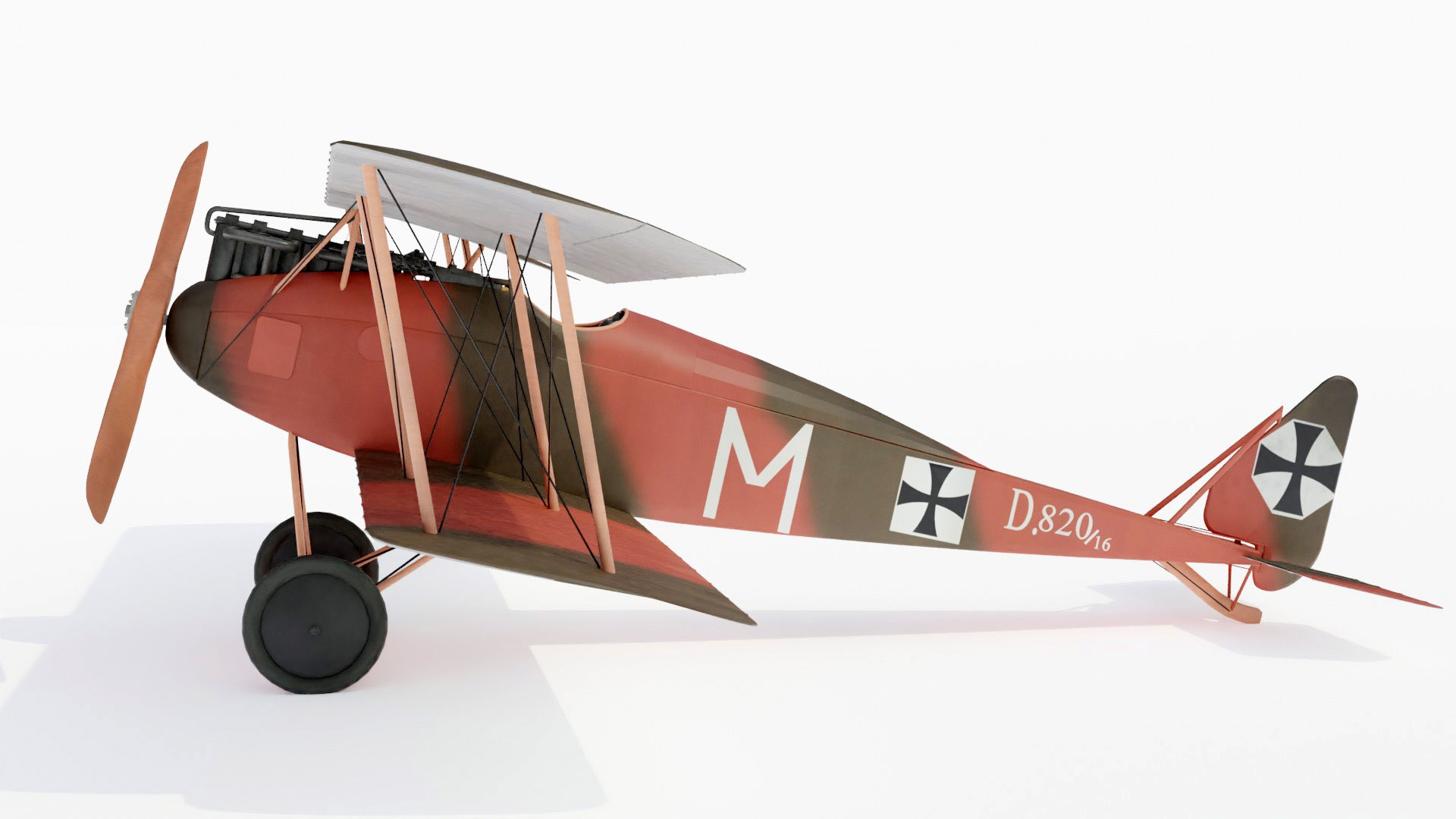 3dsmax German Halberstadt D Ii