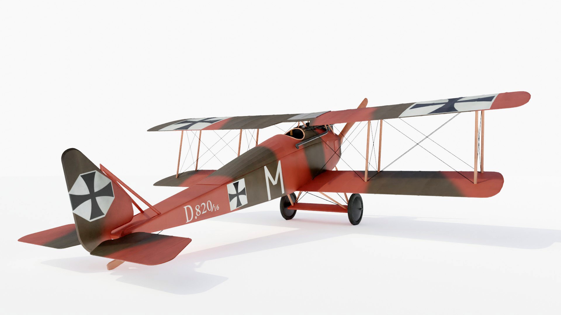 3dsmax German Halberstadt D Ii