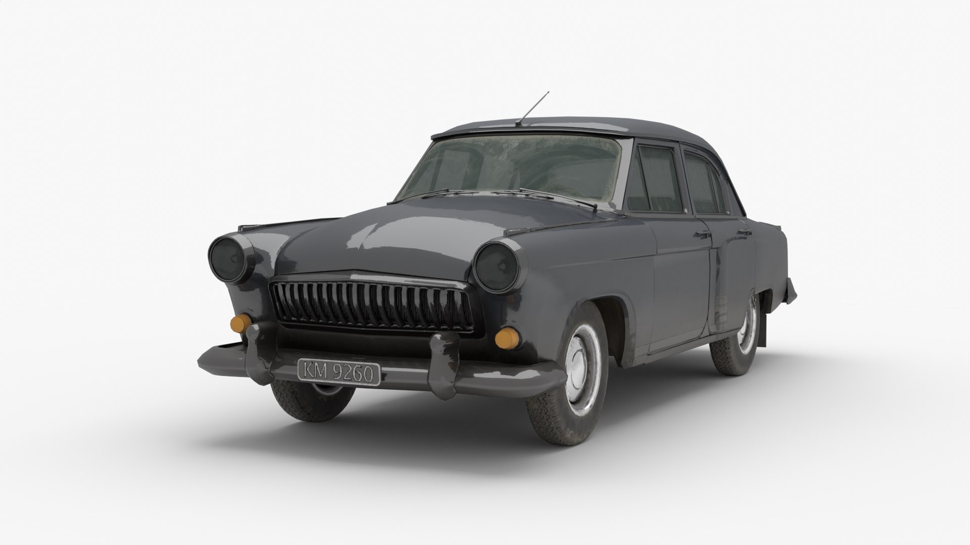 3D GAZ-21 Volga Model - TurboSquid 2222493
