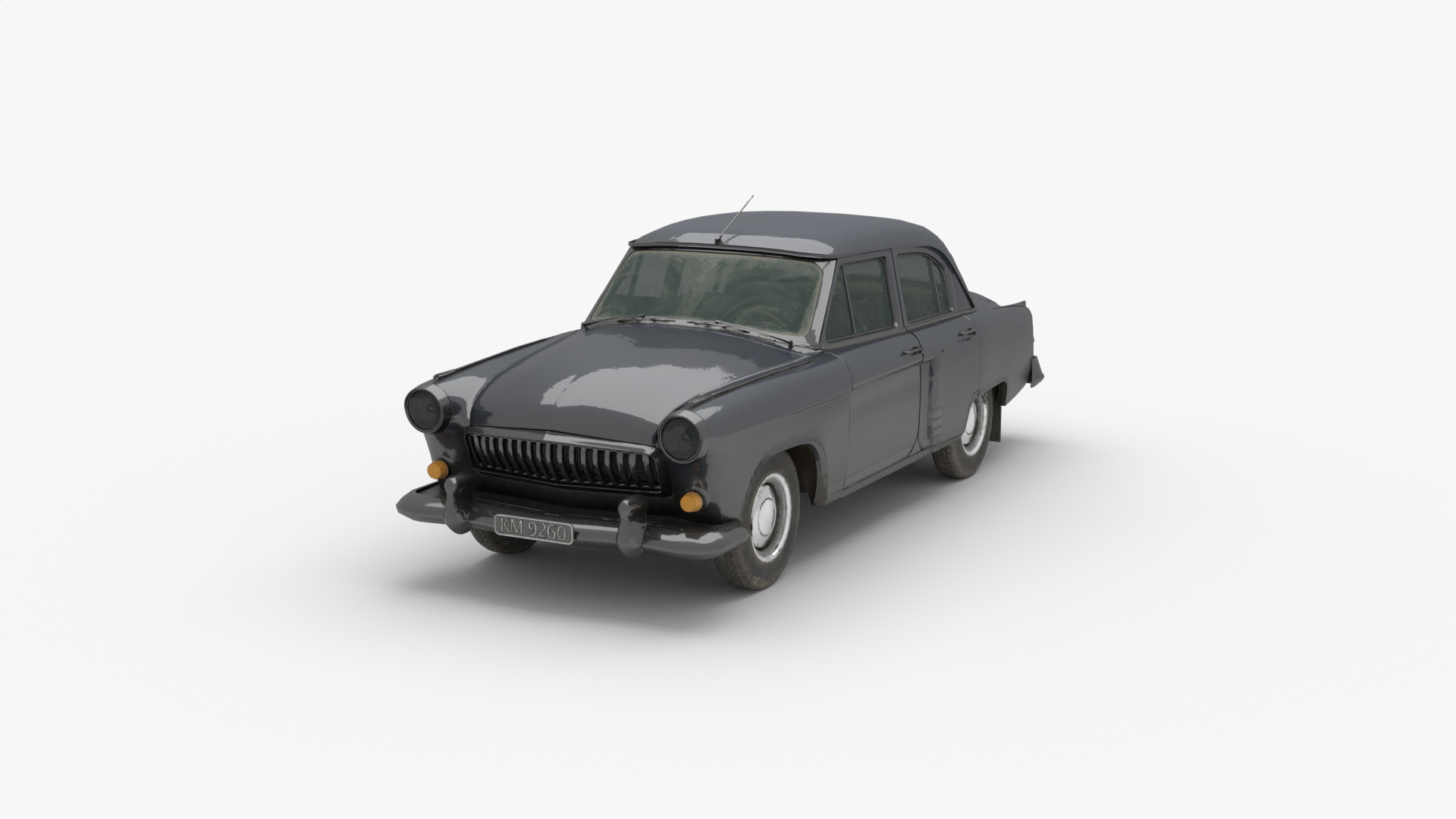 3D GAZ-21 Volga Model - TurboSquid 2222493