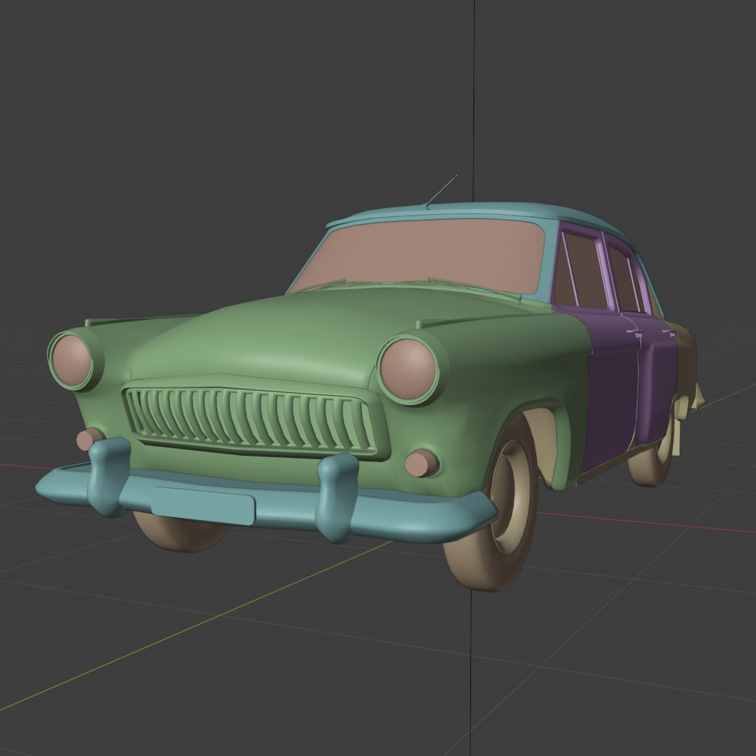 3D GAZ-21 Volga Model - TurboSquid 2222493