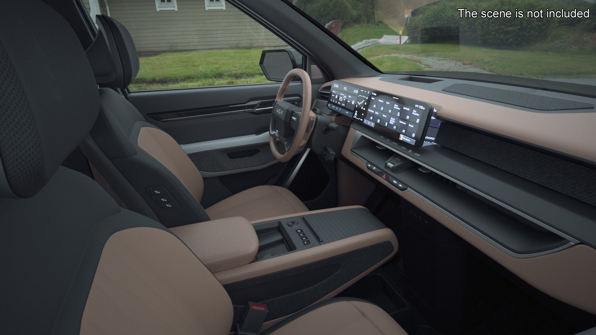 KIA Steering Wheel With Controls 3D - TurboSquid 2343776