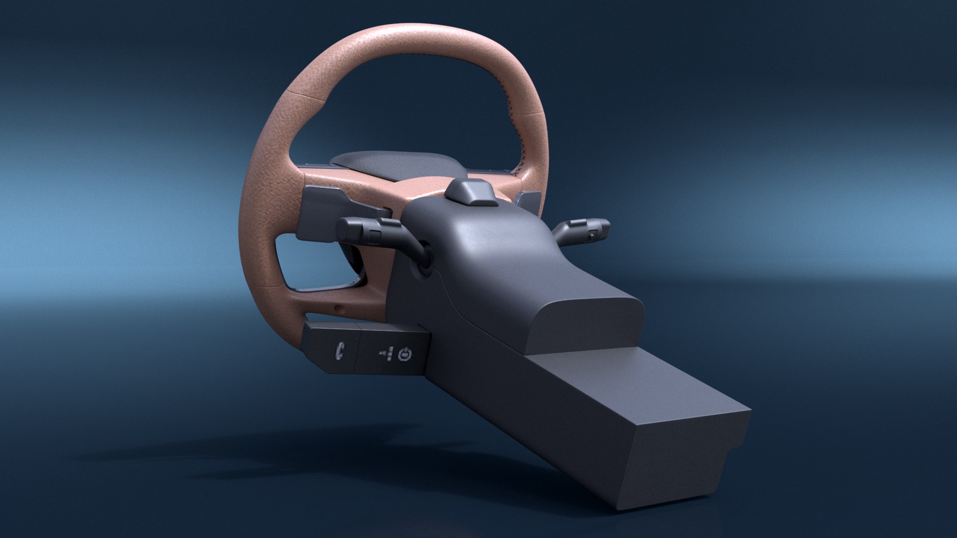 KIA Steering Wheel With Controls 3D - TurboSquid 2343776