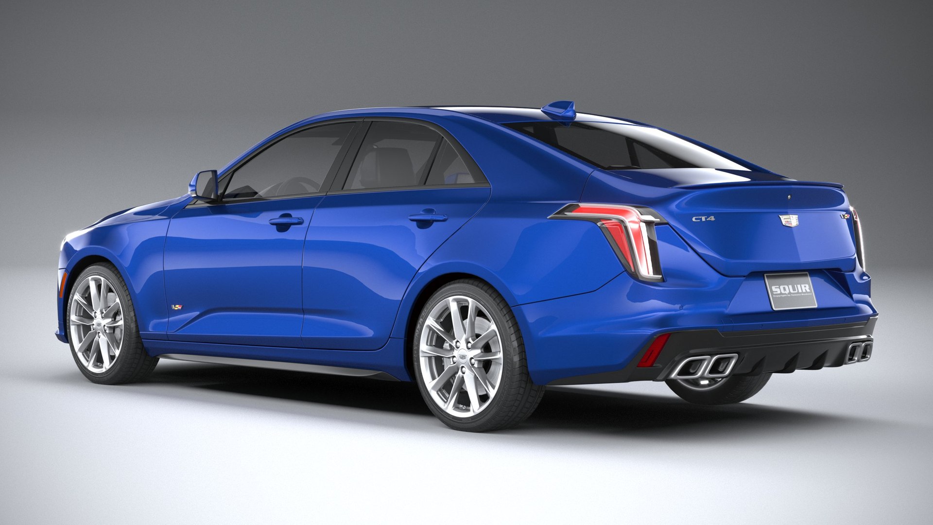Cadillac Ct4-v 2020 3D Model - TurboSquid 1534129