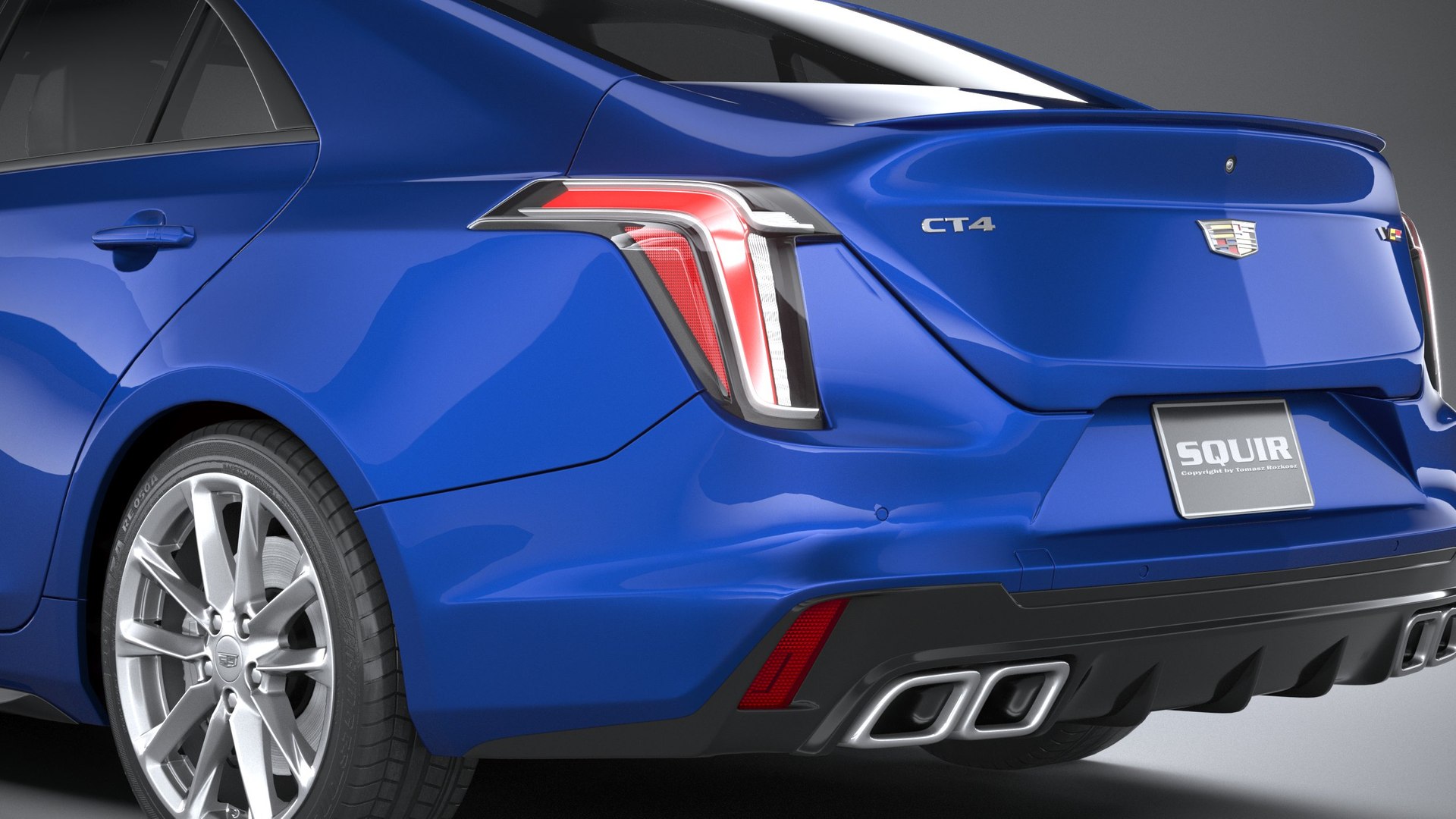 Cadillac Ct4-v 2020 3D Model - TurboSquid 1534129