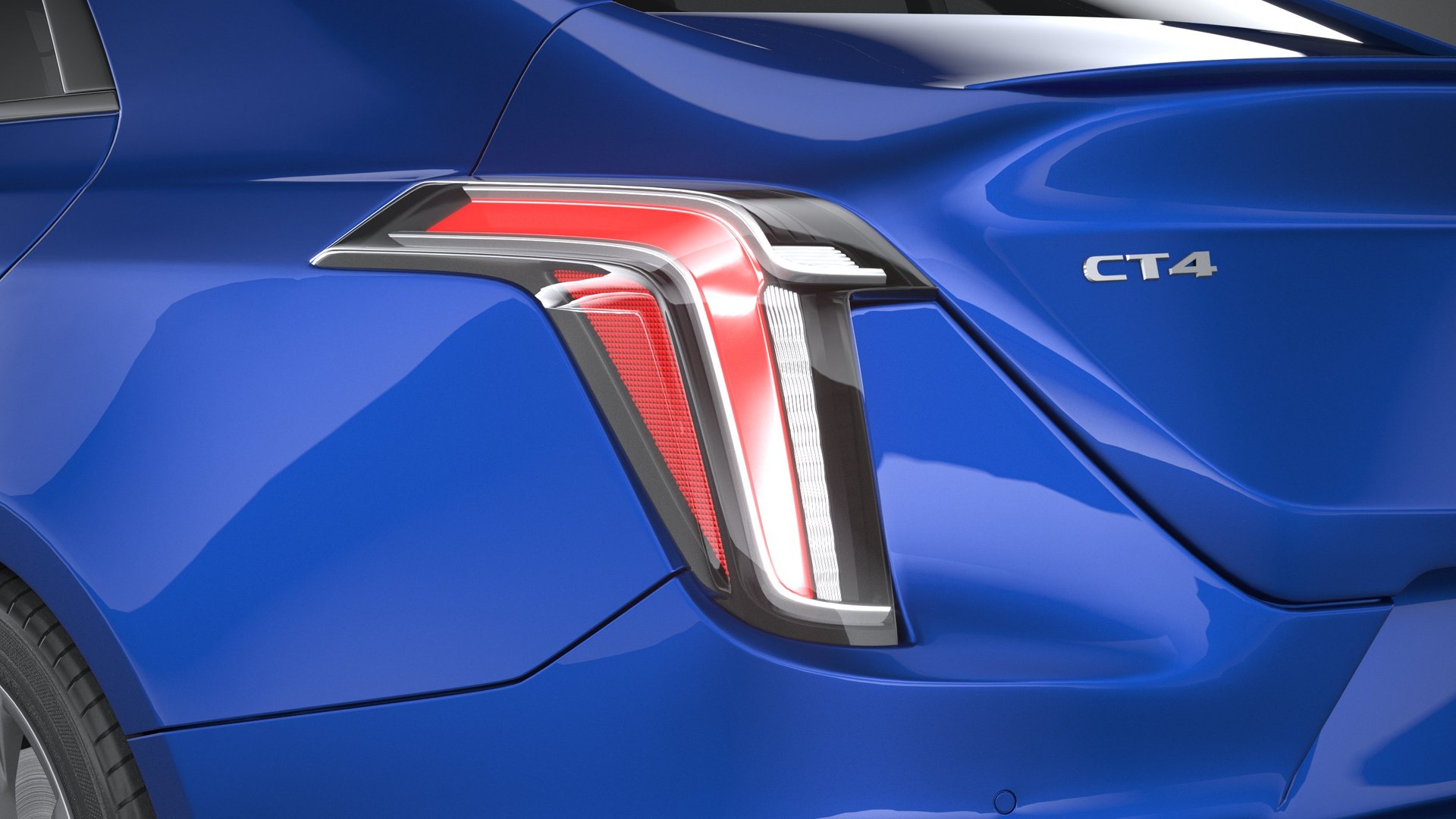 Cadillac ct4-v 2020 3D model - TurboSquid 1534129