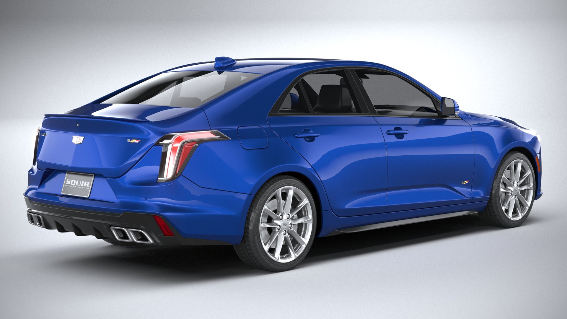 Cadillac ct4-v 2020 3D model - TurboSquid 1534129