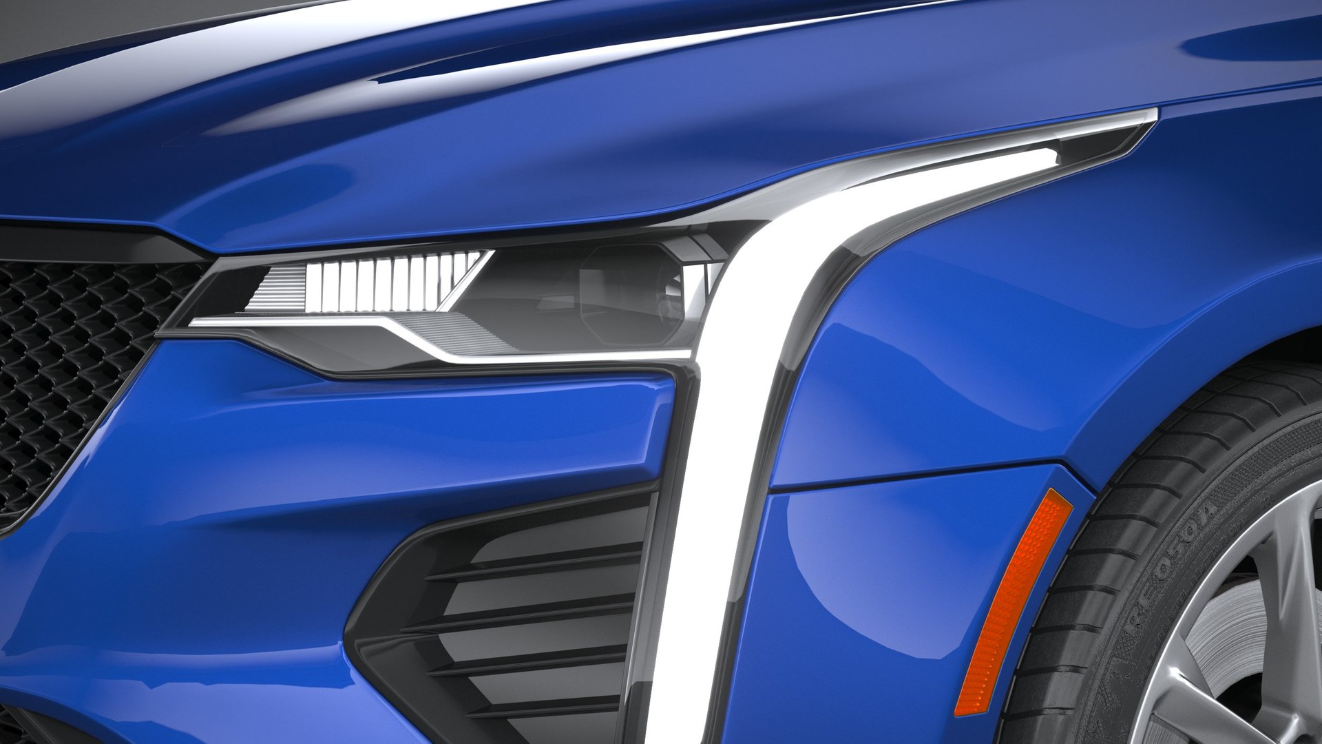 Cadillac ct4-v 2020 3D model - TurboSquid 1534129