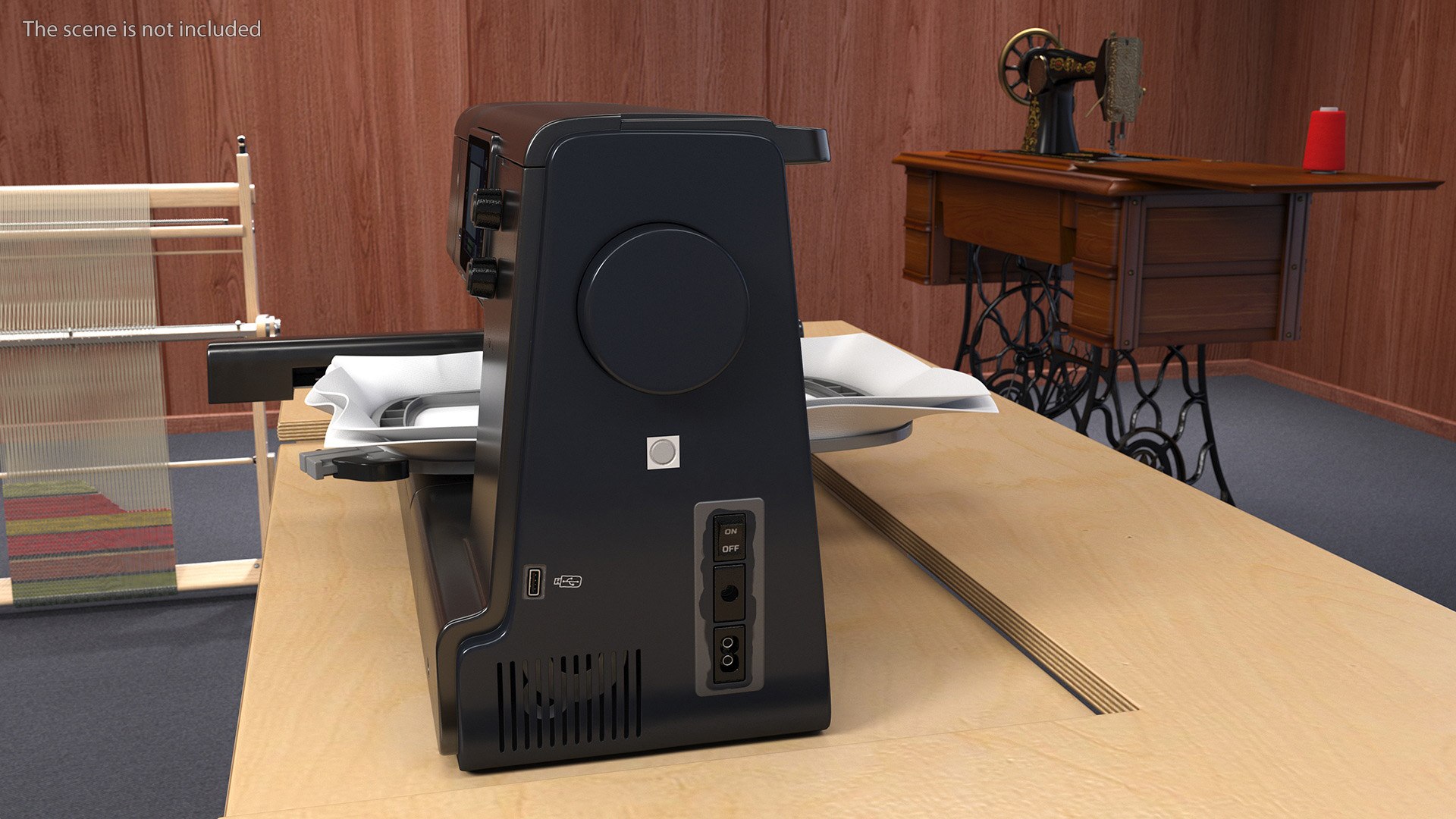 Sewing Black Printer Screen On Rigged 3D Model - TurboSquid 2188892