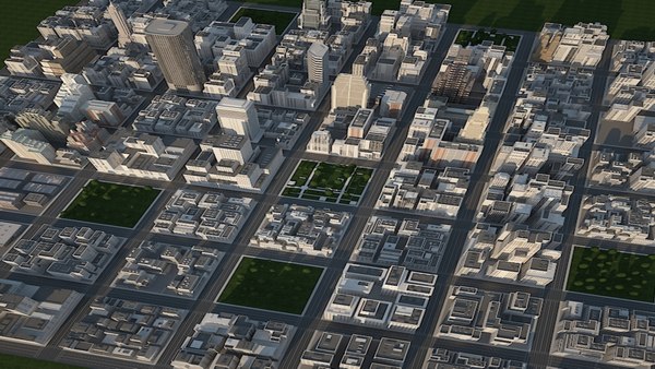 modelo 3d Big Realistic City - TurboSquid 1980145
