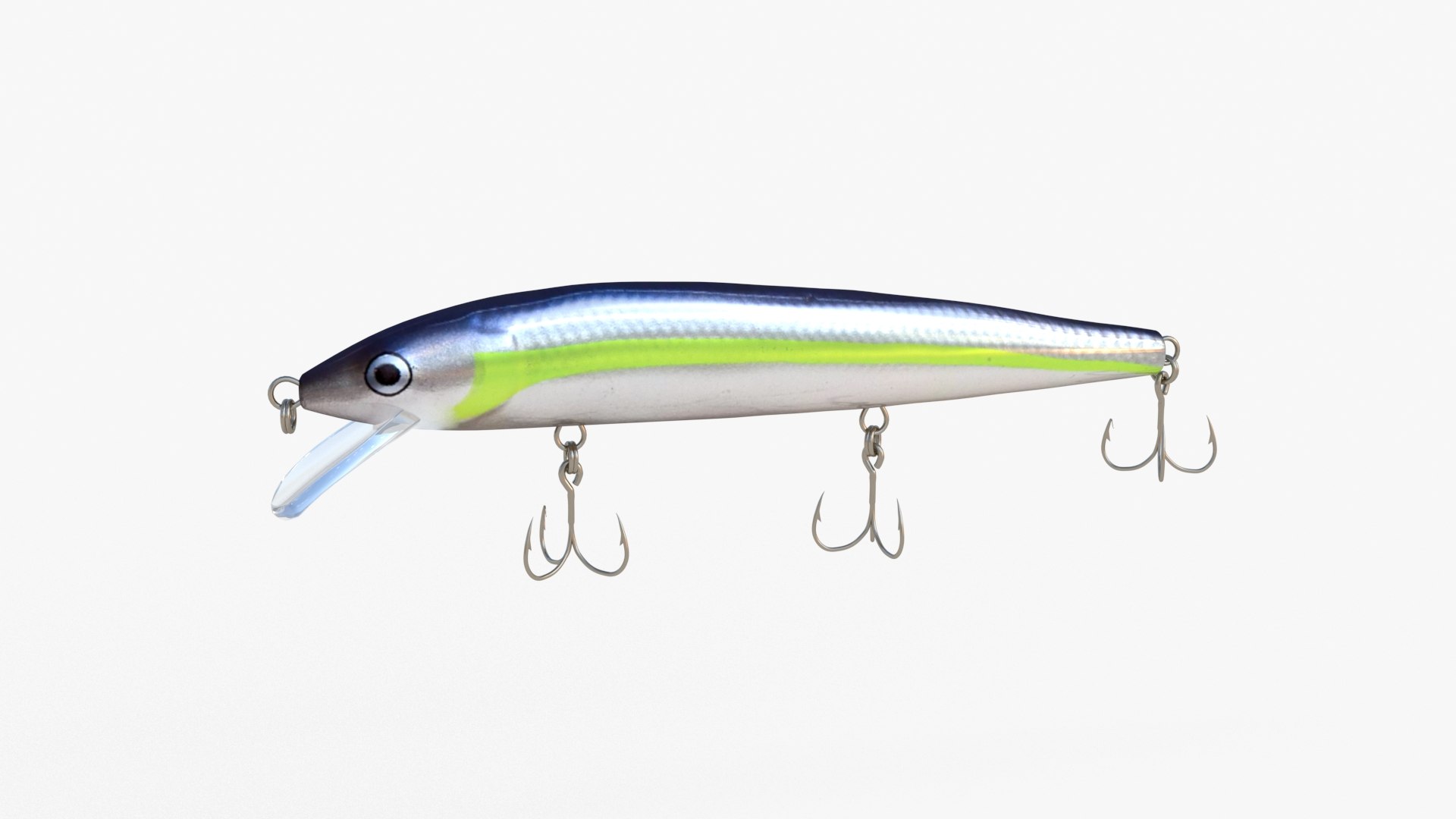3D Husky Jerk Minnow - TurboSquid 1779605