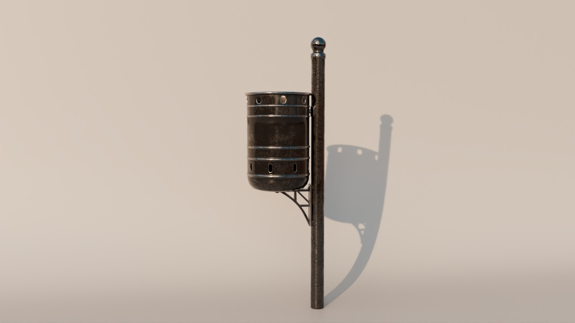 Free 3D Model Street Trash Bin - TurboSquid 2257940