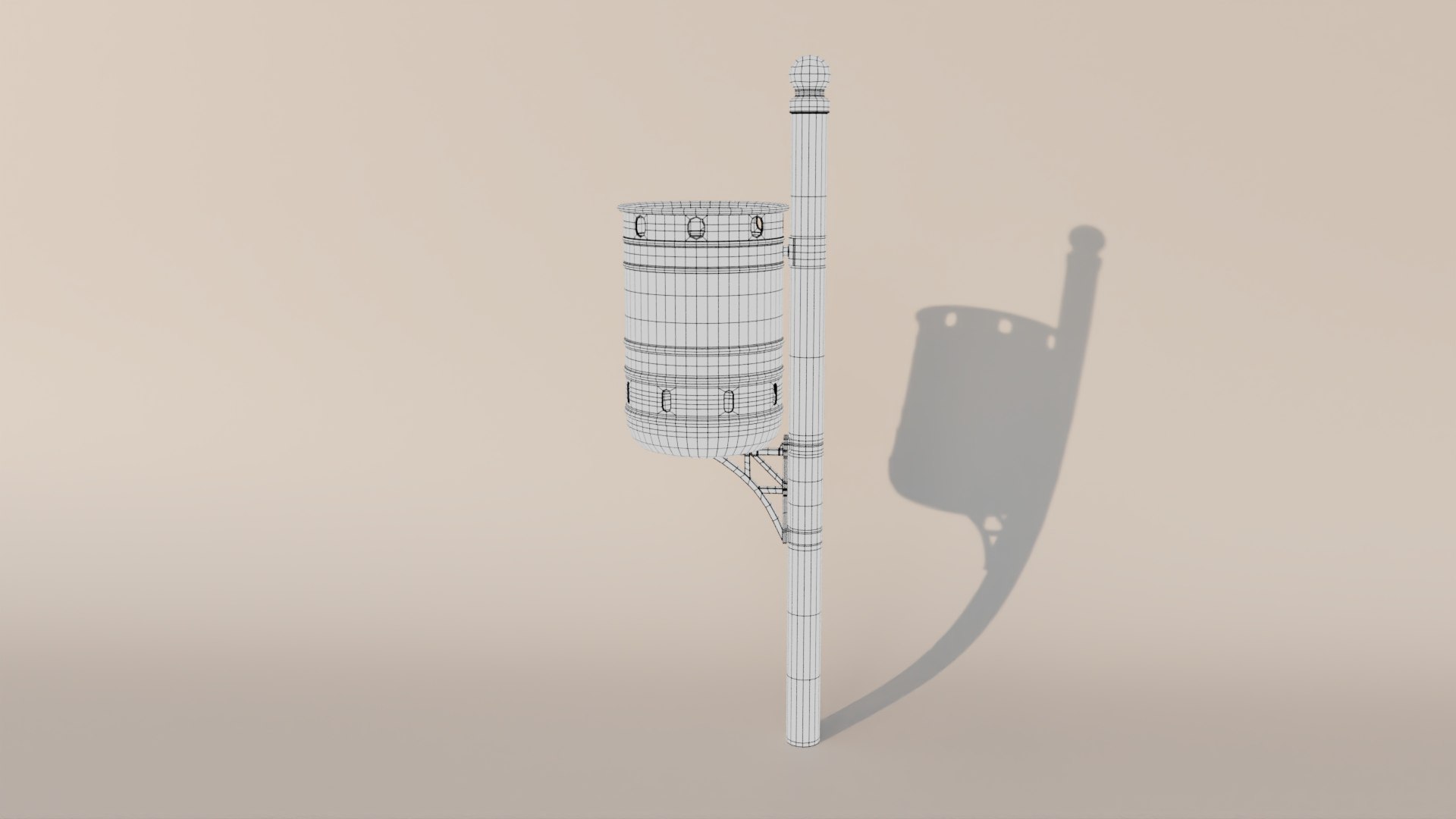 Free 3D Model Street Trash Bin - TurboSquid 2257940