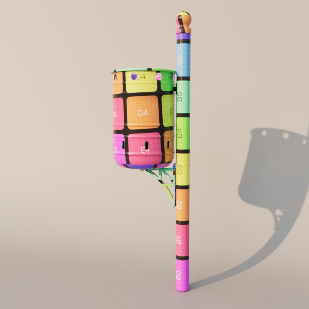 Free 3D Model Street Trash Bin - TurboSquid 2257940