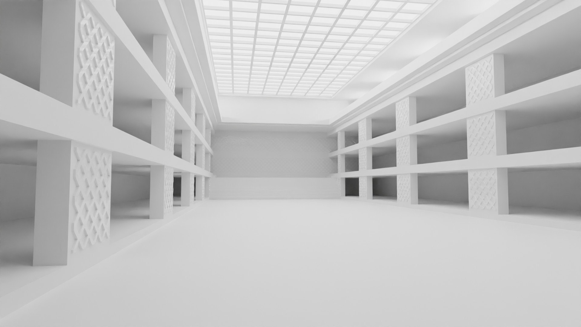 3D Concept Space Interior Empty Rooms - TurboSquid 2103417