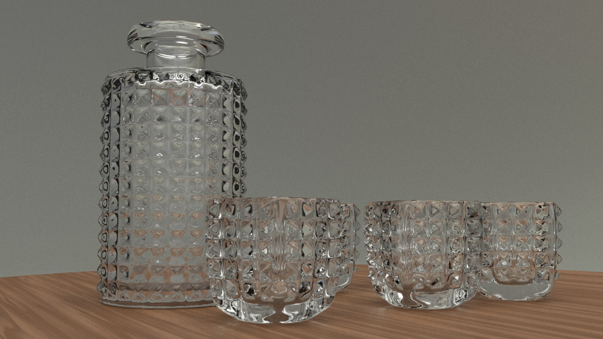 3D Whiskey Glasses Model - TurboSquid 1761924