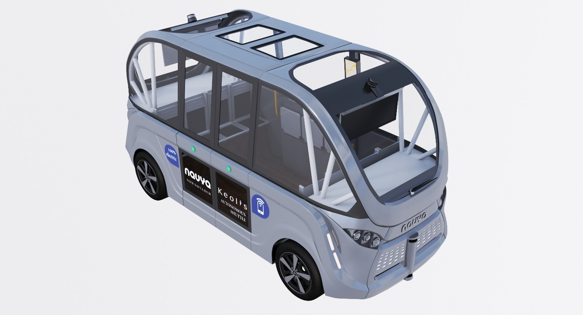 Navya Bus 3D - TurboSquid 1261975