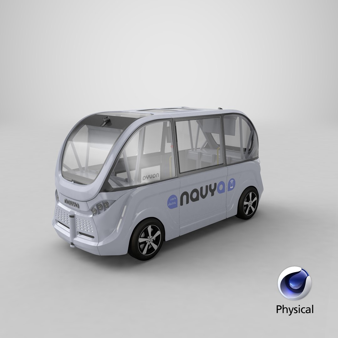 Navya Bus 3D - TurboSquid 1261975
