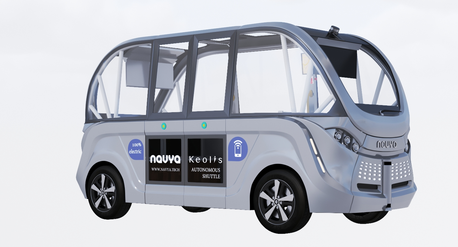 Navya Bus 3D - TurboSquid 1261975